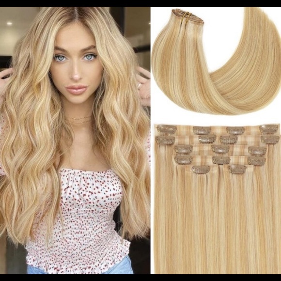 loxxy | Hair | Loxxy 8 Human Hair Seamless Clip In Extensions ...